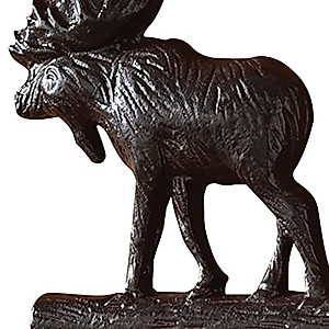 Park Designs Cast Moose Single Hook - Burl - Set of 2