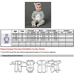 YFYBaby Baby Boy Girl Romper Newborn Cute Onesie Clothes