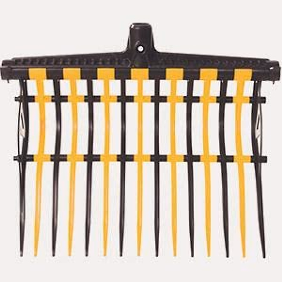 Noble Equestrian Adjustable Wave Fork for Muck, Manure, & Heavy Duty Farm Work, Hunter/Gold