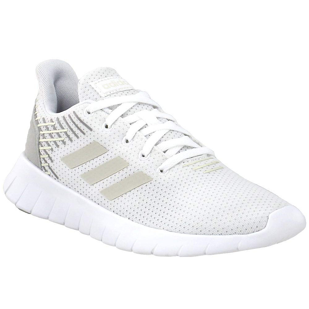 Adidas Asweerun Shoe - Women's Running, White-raw White-grey, 6.5