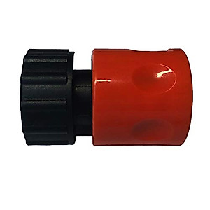 DEALENVY- Quick Connect Lawn Mower Deck Wash Port Hose Adapter/Attachment - Compatible with Part Numbers: TS350, 921 04041, 416405, GX22425 Many More (2, Red)