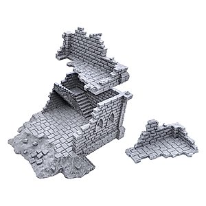 EnderToys Ulvheim Ruins by Terrain4Print (Set B), 3D Printed Tabletop RPG Scenery and Wargame Terrain for 28mm Miniatures