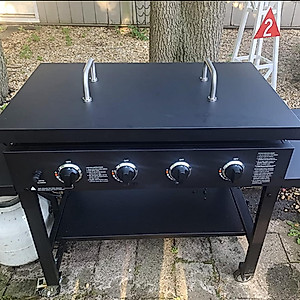 BQMAX 5004 Griddle Lid Grill Hard Cover for Blackstone 36" and 600D Heavy Duty Grill Cover Replacement Kit for Blackstone 36 inch Griddle Hood