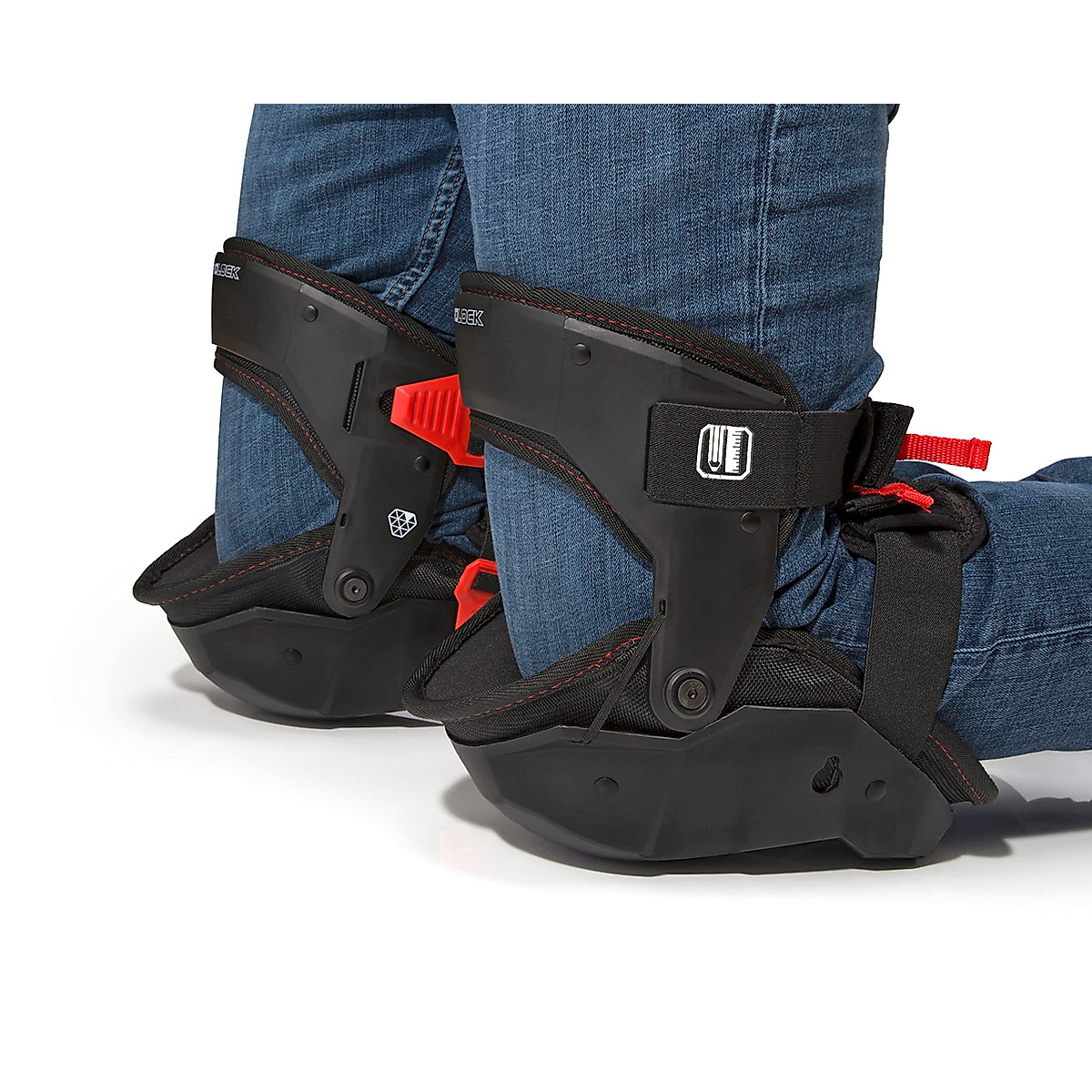 Prolock Weight-Dispersing Foam Knee Pads with Thigh Stabilization, Ideal for Flooring/Roofing, Adjustable (1 pair)