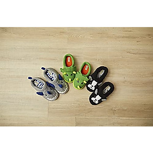 Dearfoams unisex child Clog Slipper, Shark, 1 Big Kid US