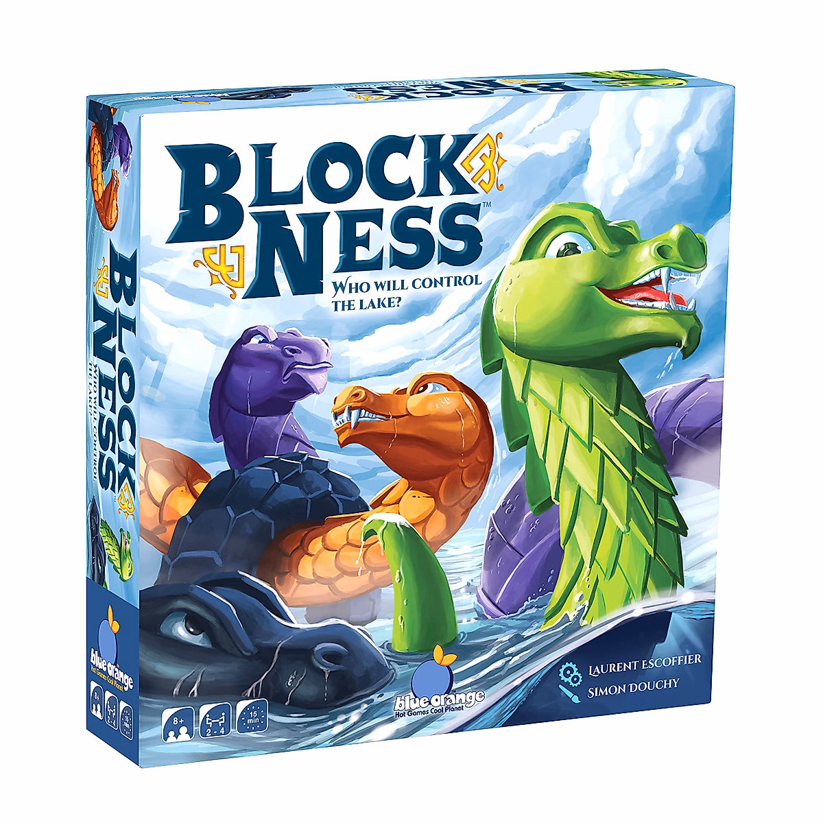BlockNess Board Game - Family or Adult Strategy Game for 2 to 4 Players. Recommended for Ages 8 & Up