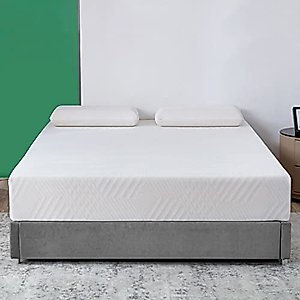 Queen Size Mattress in a Box, 10 inch Bed Mattresses, Cooling Gel Green Tea Memory Foam, Medium Firm