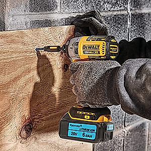 UADCA 2 Pack 6.0Ah 20 Volt Replacement Battery for Dewalt 20V Battery Compatible with Dewalt 20 Volt Max XR DCB205 DCB204 DCB206 DCB205-2 DCB200-2 DCB180 DCB200 DCD DCF DCG Cordless Power Tools