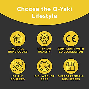 Oyaki Grill Set for Outdoor and Indoor Grilling - Heavy Duty BBQ Tools & Accessories Gift for Men, Dads, and Professional Smokers, 6 Stainless Steel Barbeque Utensils Kit with Case