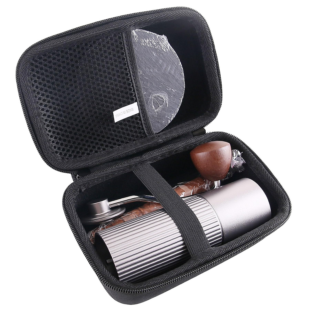 JINMEI Hard EVA Carrying Case Compatible with TIMEMORE Chestnut C2/C3 Manual Coffee Grinder storage box.