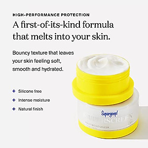 Supergoop! Superscreen - 1.7 fl oz - SPF 40 PA+++ Hydrating Daily Moisturizer - Reef-Friendly Sunscreen - Protection from UV Rays + Helps Filter Pollution & Blue Light