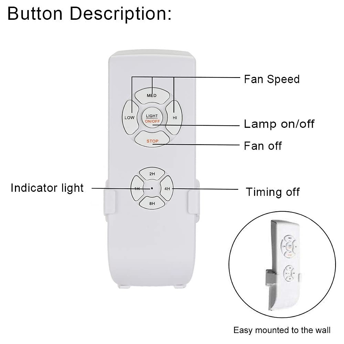 QIACHIP Upgrade Universal WIFI Ceiling Fan ligh Remote Control Kit, Wireless Fan Speed Lamp Controller with Timing Compatiple for Alexa, Google Home, Phone,Voice Control