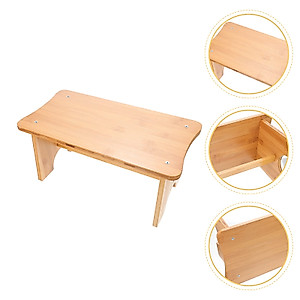 Footstool Stepping Stool Foot Stool Chairs for Kids Childs Chair Under Desk Footrest Step 2 Water Table Foot Rest Foot Support Tool Non-slip Step Stool Potty Chair Wooden Stool