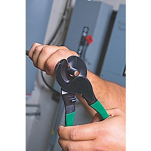 Greenlee 727 9-3/4" Handheld Cable Cutter for Copper and Aluminum Cables Up to 2/0, 70 Square Millimeters