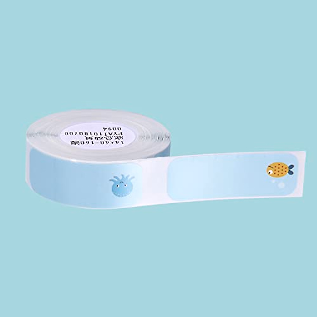 mewmewcat Thermal Printing Label Paper,Thermal Printing Label Paper Barcode Price Size Name Blank Labels Waterproof Tear Resistant 14 * 40mm 160pcs/roll for Home Organizer Supermarket Store Catering