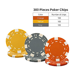 Demteric Upgraded Poker Chips Set with Case Casino Chips Games Equipment Jack Black Roulette Wheel Blackjack Texas Holdem Pokeno Game Set with Cards Texas Themed Gambling Gifts for Men Women Adults