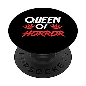 Womens Queen Of Horror Movie Fan PopSockets Swappable PopGrip