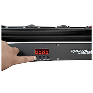 Rockville MOTIONSTRIP Motorized Moving Head RGBW Color Strip Wash/Beam Light Bar