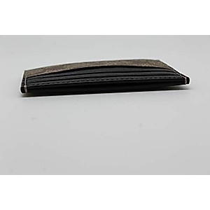 Coach Men ID Card Case Signature QB/Tan