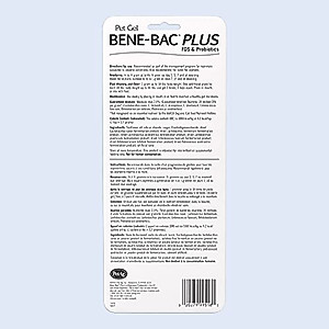PetAg Bene-Bac Plus Pet Gel - FOS & Probiotics Gel Supplement with Naturally Occurring Microorganisms - 1 Count (15 g Syringe)