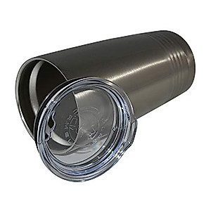 Rogue River Tactical Freedom USA Flag 20 Oz Travel Tumbler Mug Cup w/Lid Stainless Steel Hot or Cold Military Veteran Gift