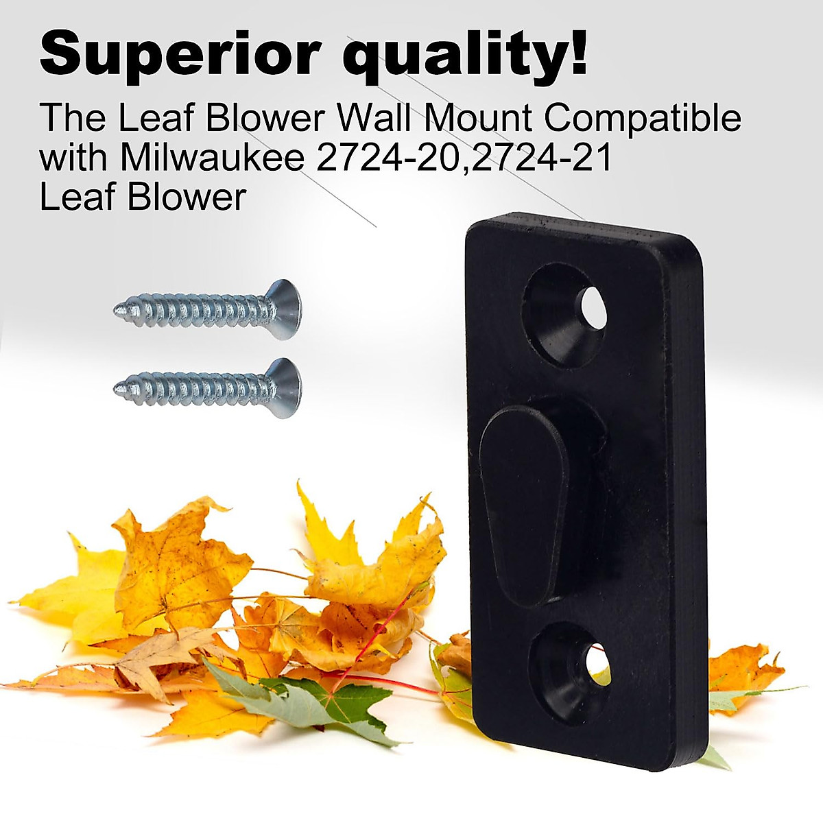 Leaf Blower Wall Mount Compatible with Milwaukee Leaf Blower M18 2724-20 2724-21, Plastic Wall Holder use for Hanging Leaf Blower - Mounting Bracket
