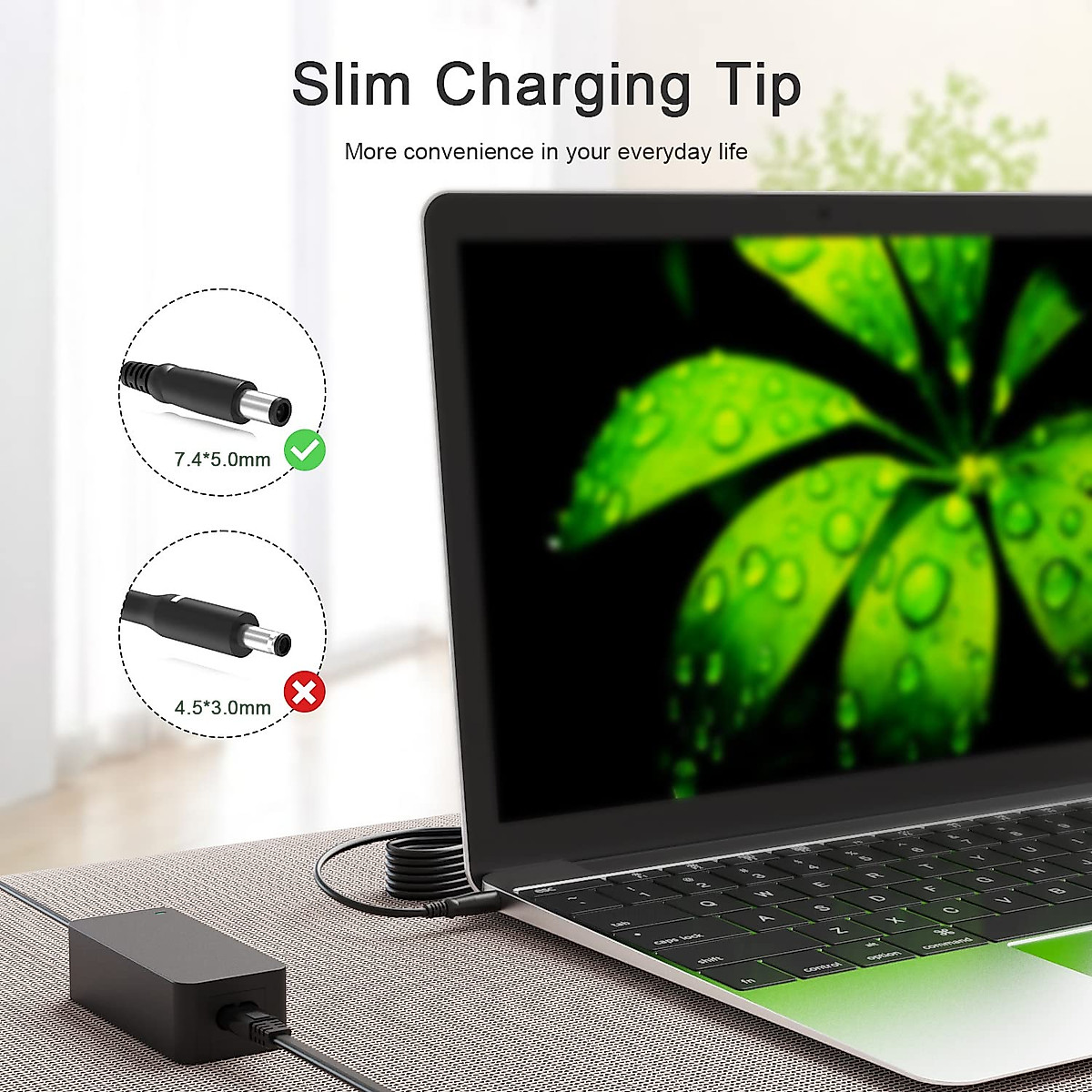 65W AC Charger Compatible with Dell Chromebook 11 3180 3189 3120 P22T CB1C13 Laptop Power Adapter Supply Cord with UL Safety Certification