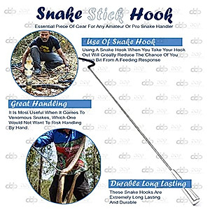 DDP 40" Heavy Duty Snake Hook Blue DIP
