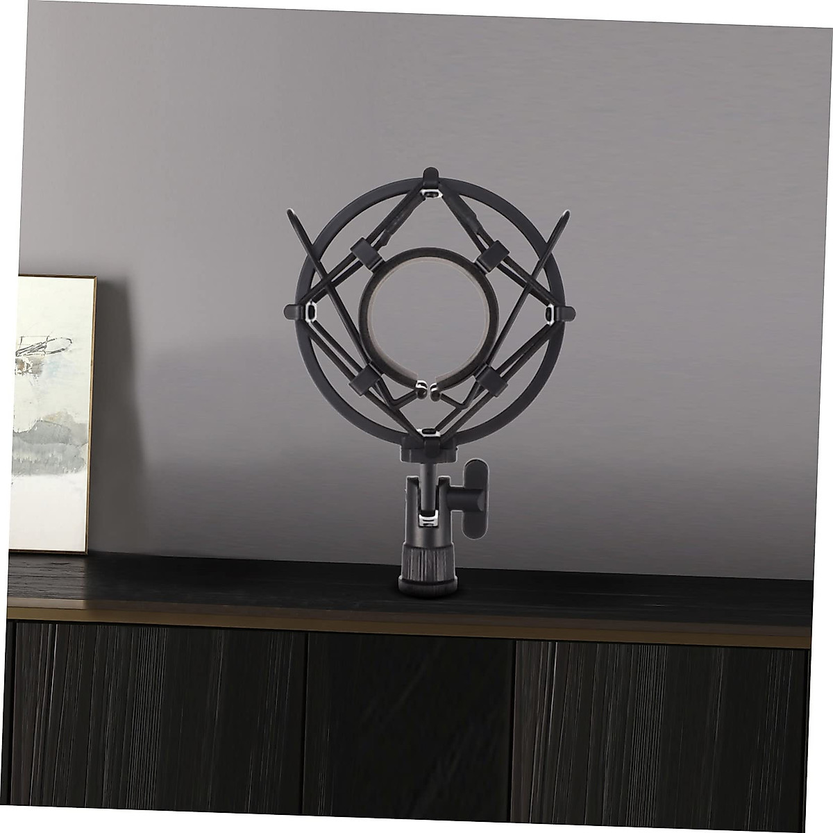 SUPVOX 1pc Microphone Shock Mount Portable Mic Stand Microphone Holder for Mic Stand Condenser Microphone Mount Shockproof Microphone Holder Usb Mic Microphone Shockproof Stands Mic Mount