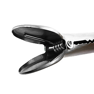 Ruiling 6pcs Heavy Duty Stainless Steel Alligator Clips, Jaw Sealing Clips, Fresh-Keeping Clamp and Airtight Seal Grip for Coffee and Food Bags