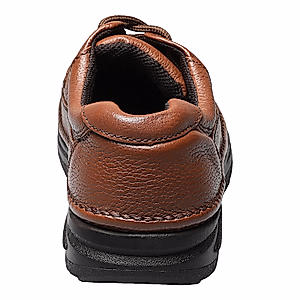 Nunn Bush Men's Cameron Moc Toe Oxford with Comfort Gel Footbed, Brown, 10 Wide