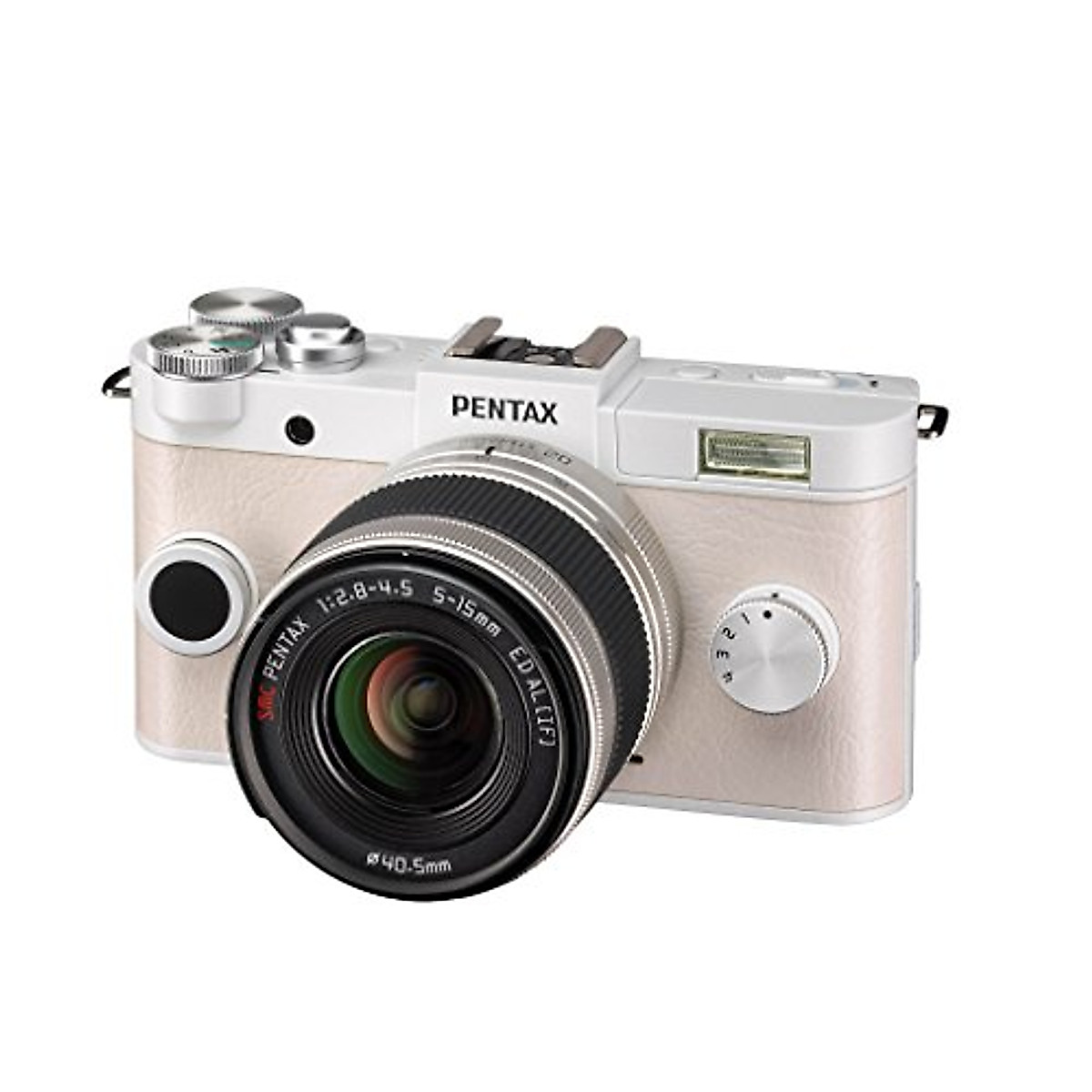 Pentax PENTAX Q-S1 02 Zoom Kit (Pure White) 12.4MP Mirrorless Digital Camera with 3-Inch LCD (Pure White)