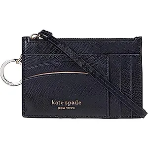 Kate Spade New York Spencer Card Case Wristlet Black One Size