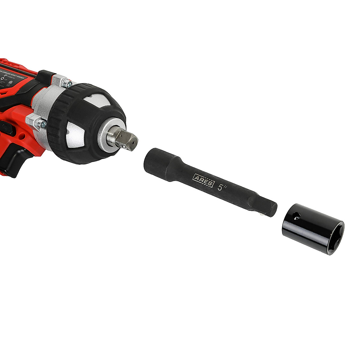 ARES 70031-1/2-Inch Drive Impact Extension Bar Set - 3-Inch, 5-Inch, and 10-Inch Laser Etched Socket Extensions Expand the Range of Impact Drivers