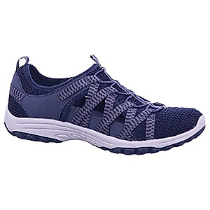 Skechers Modern Comfort Women's Women's Reggae Fest-Happy Getaway Water Shoe, Navy, 7