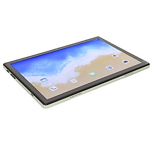 DAUZ 10 Inch Tablet, Tablet 10 Inch 100-240V Green for Travel for Home (US Plug)