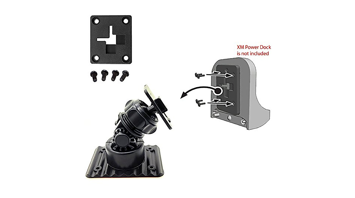 ChargerCity Sirius XM Satellite Radio Mount - Versatile & Secure ...