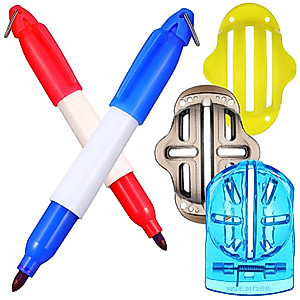 BESPORTBLE 1 Set Tools Golf Balls Golf Marker Hat Clip Golf Ball Markers for Putting Golf Ball Markers Stamp Golf Ball Marker Pen Golf Ball Markers with Hat Clip Balance Supplies Plastic