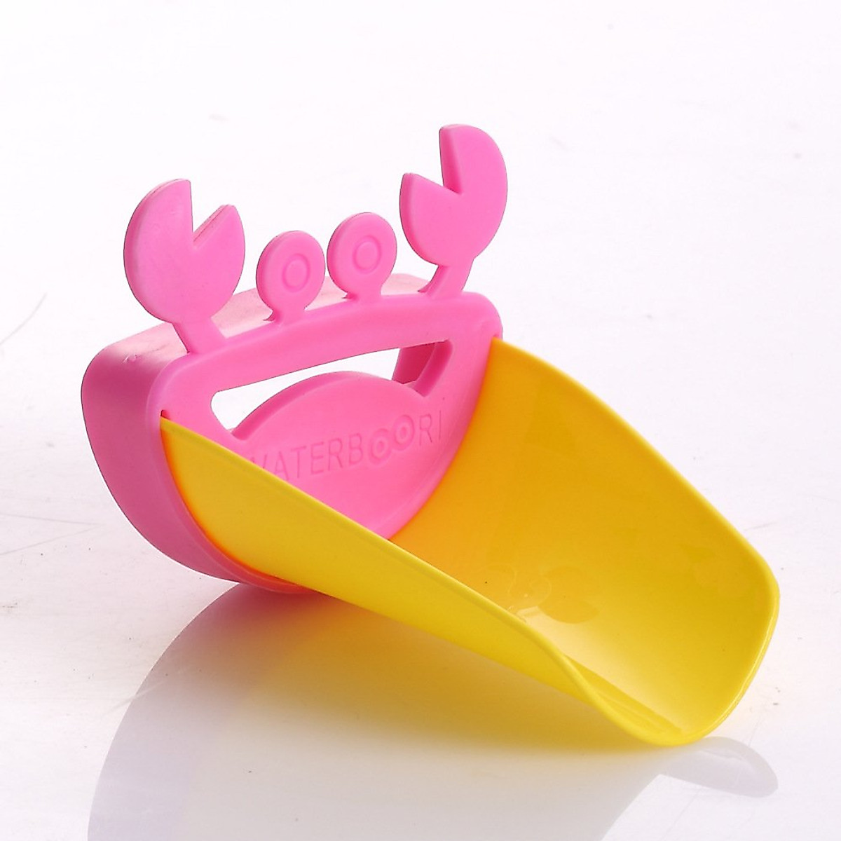 Zeltababy 2 Pieces Crab Water Spout Faucet Extender Sink Handle Extender Hand Washing Helper for Toddlers Kids Babies, Color Random