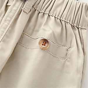 ULAMORE 6 Months -9 Years BoysGentleman Outfits Suit Set with Detachable Suspenders (light blue, 12-18 Months)