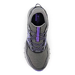 New Balance Women's 410 V8 Trail Running Shoe, SHADOW GREY/ELECTRIC INDIGO/BLACK, 7.5 Wide