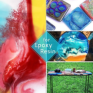 Mica Powder - Pearlescent Epoxy Resin Color Pigments Set - Natural Cosmetic Grade Pigment for Soap Dye, Pigment for Paint, Epoxy Resin, Candle Making, Bath Bombs, Lip Gloss, Slime Dye Set 18 Colors