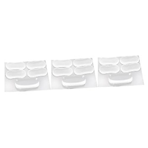 Luxshiny 3sets Toilet Seat Gasket Kit Toilet Covers Toilet Lid Bumper Silicone Toilet Bumpers Toilet Parts Bidet Bumper Attachment Toilet Seat Bumper for Bidet Attachment 5pcs*3