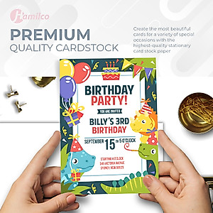 Hamilco White Cardstock Thick Paper – 8 1/2 x 11" Blank Heavy Weight 80 lb Cover Card Stock - for Brochure Award and Stationery Printing - 50 Pack