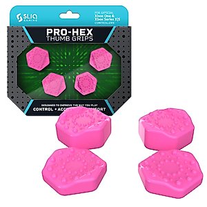 Sliq Gaming Xbox Pro-Hex Thumb Stick Grips – Xbox Series X|S & Xbox One - Pink