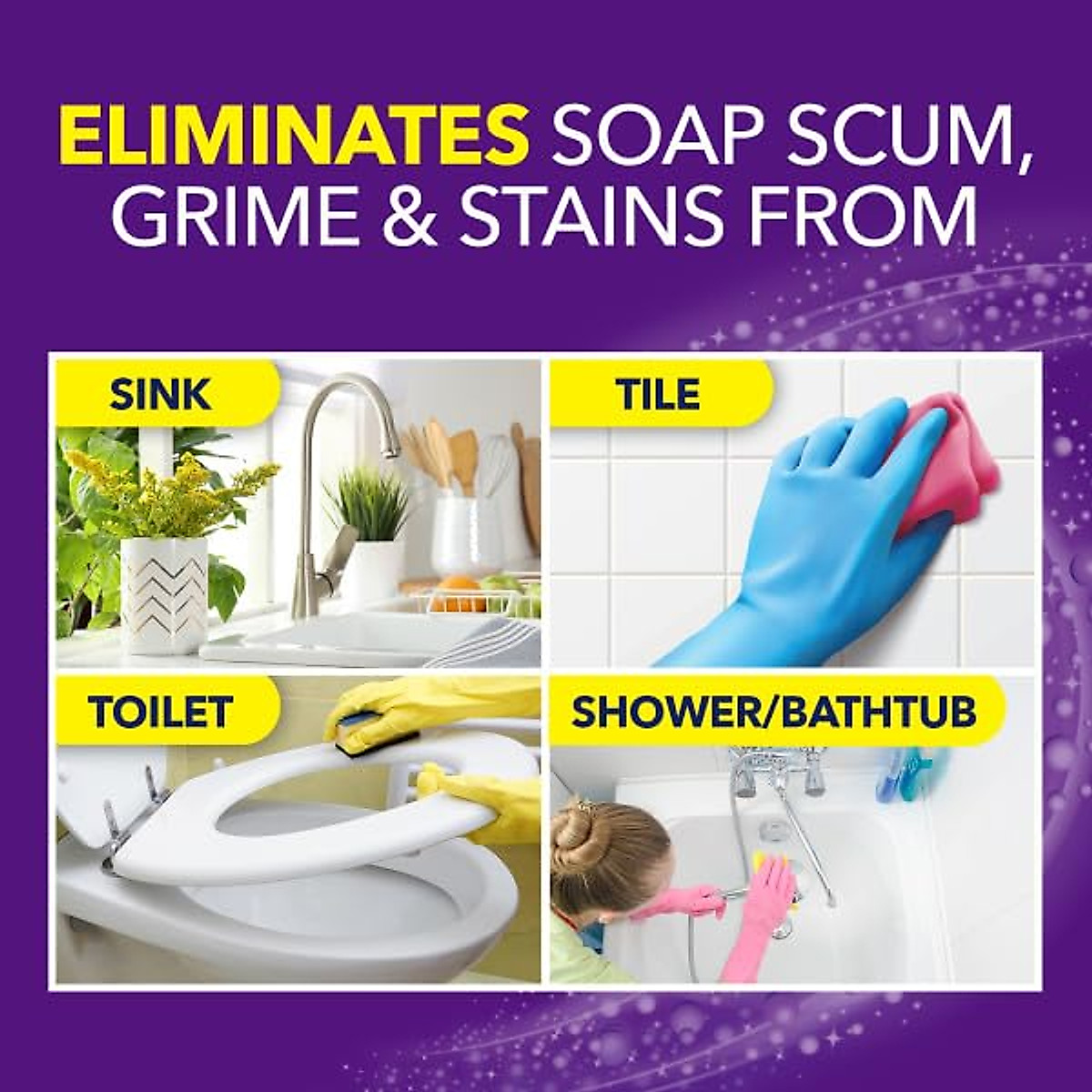 OxiClean Foam-Tastic Fresh Scent Bathroom Cleaner, 19 oz, 2 count