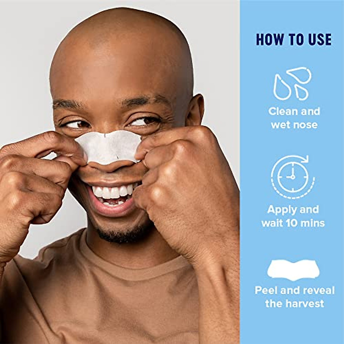 Bioré Original, Deep Cleansing Pore Strips, Nose Strips for Blackhead Removal, with Instant Pore Unclogging, features C-Bond Technology, Oil-Free, Non-Comedogenic Use, 8 Count