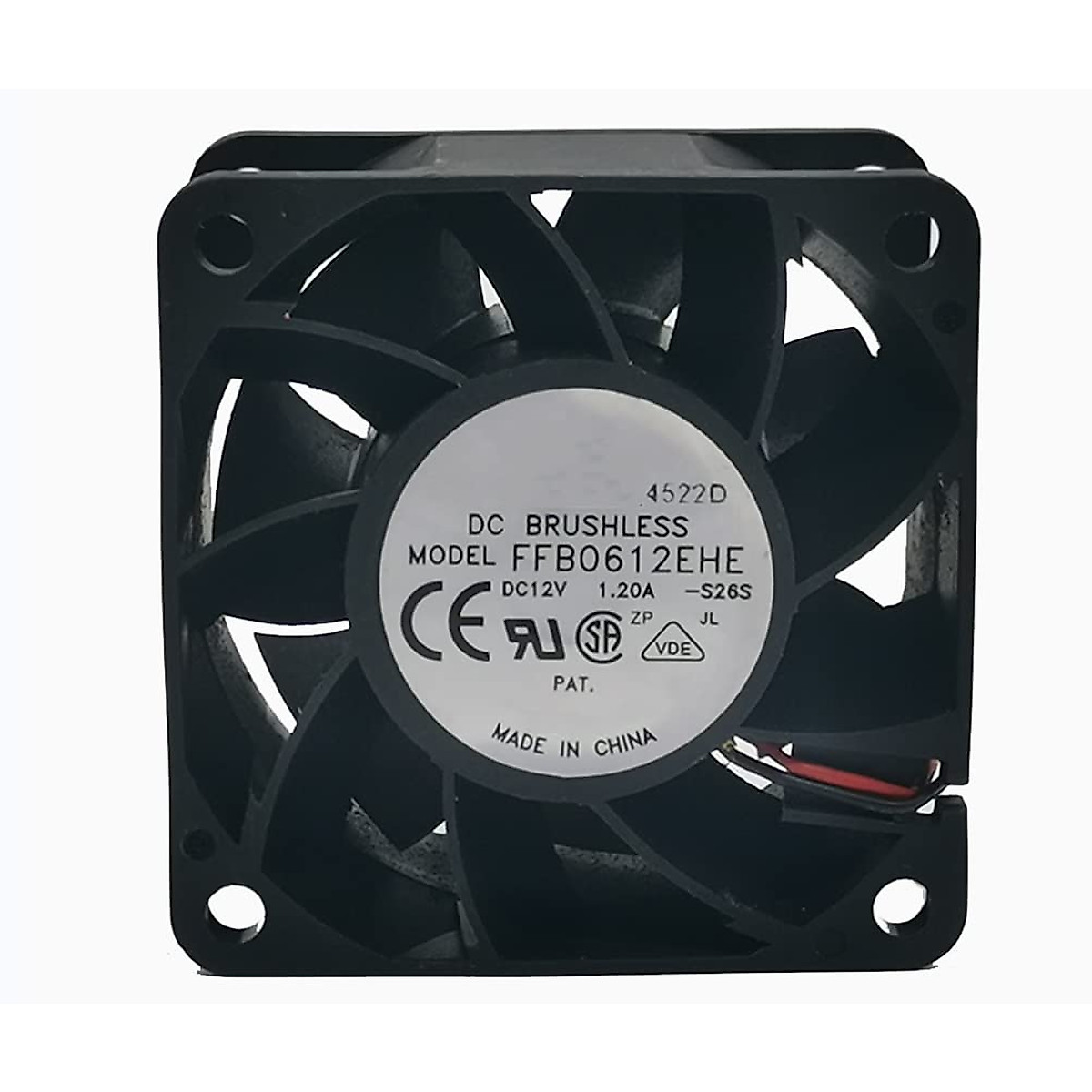 for FFB0612EHE 12V 1.2A 60X60X38MM 2-Wire Cooling Fan