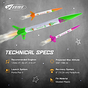 Estes 3 Bandits Model Rocket Kit