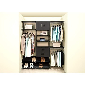 Organized Living freedomRail Wood Shelf, 30-inch x 14-inch - Midnight Live